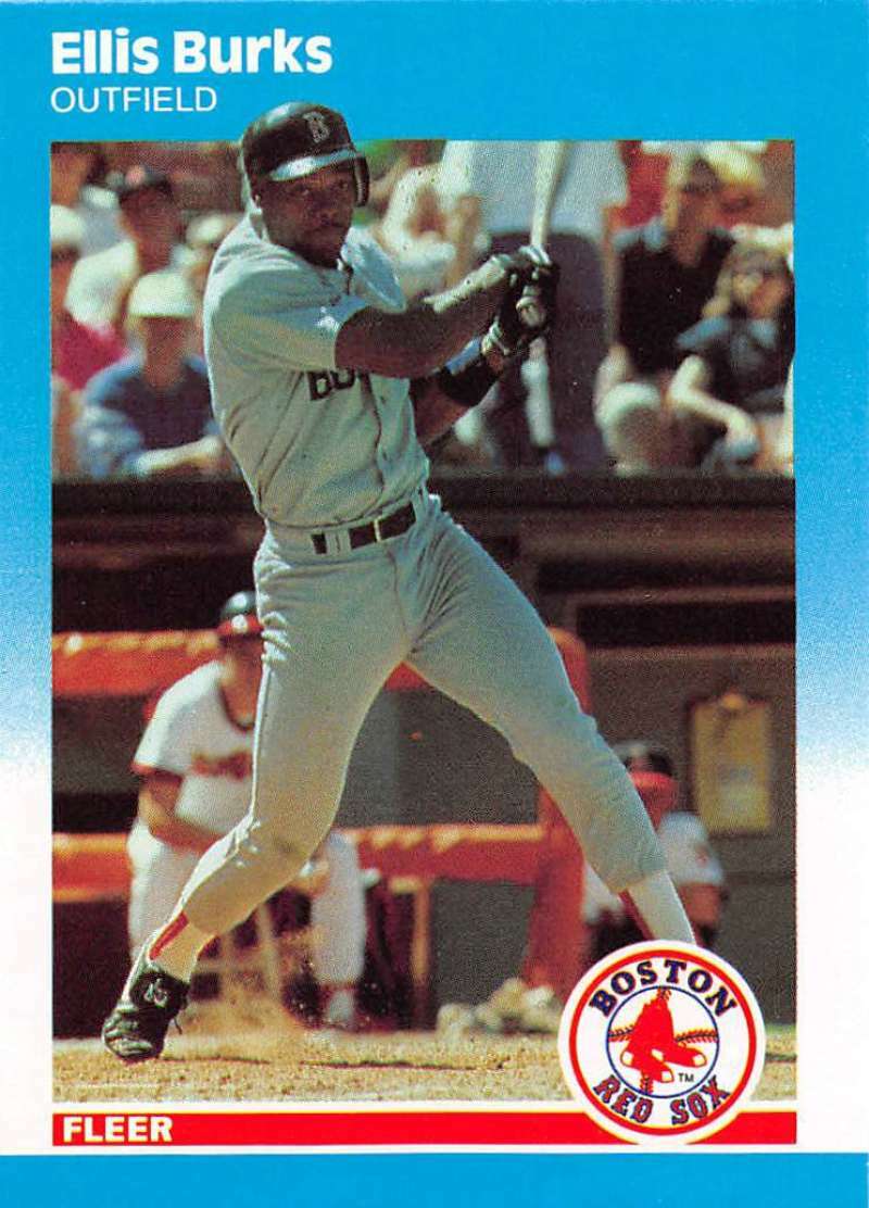 Ellis Burks 1987 Fleer Update #U-15 RC Red Sox ID:18524 | eBay