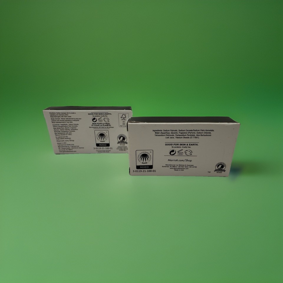 Set Of 2 TRAVEL Size Gilchrist & Soames Warm Oak w/ Aloe Vera Soap 1.05 ...