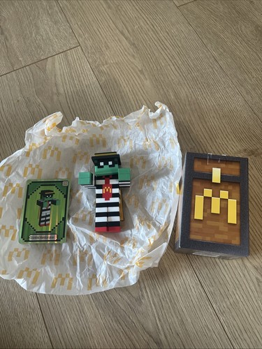 McDonald’s Minecraft Adult Happy Meal Collectible Toy Zombie Hamburglar ...