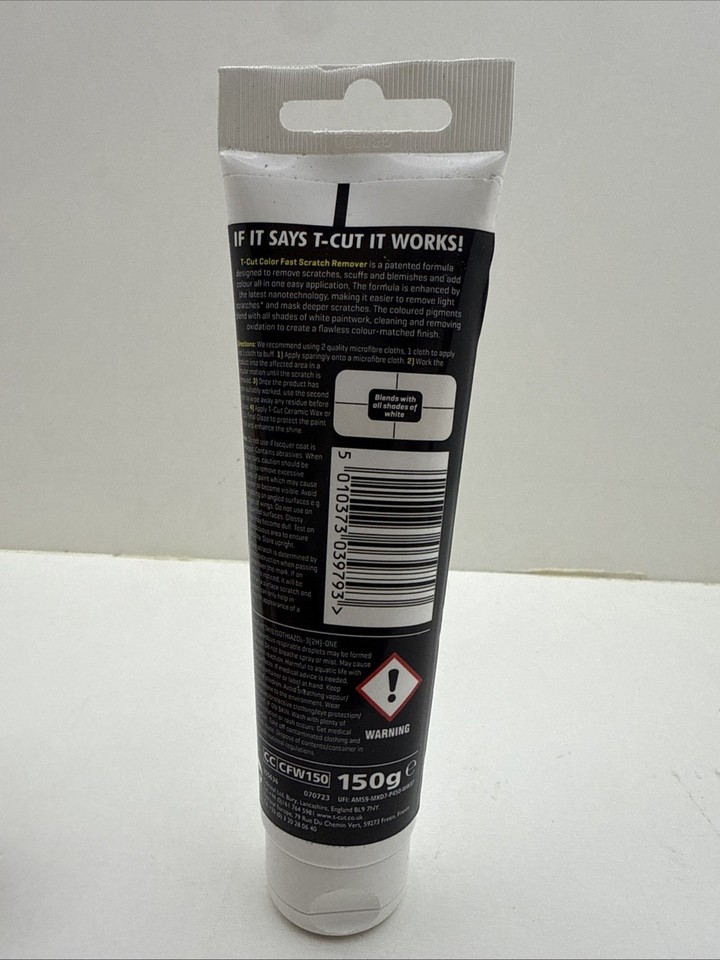 T-Cut Color Fast Scratch Remover White - TETCFW150 5% Used | eBay UK