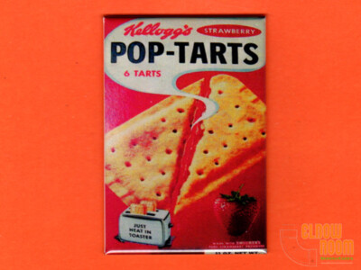 Vintage 1960s Pop Tarts Strawberry box art 2x3" fridge magnet | eBay