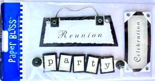 Reunion Party Celebration Family Grad Classic Tags Title Paper Bliss ...