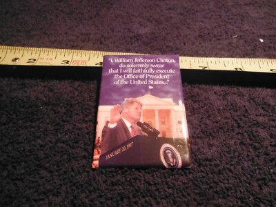 Bill Clinton inauguration BADGE PIN 1997 | eBay