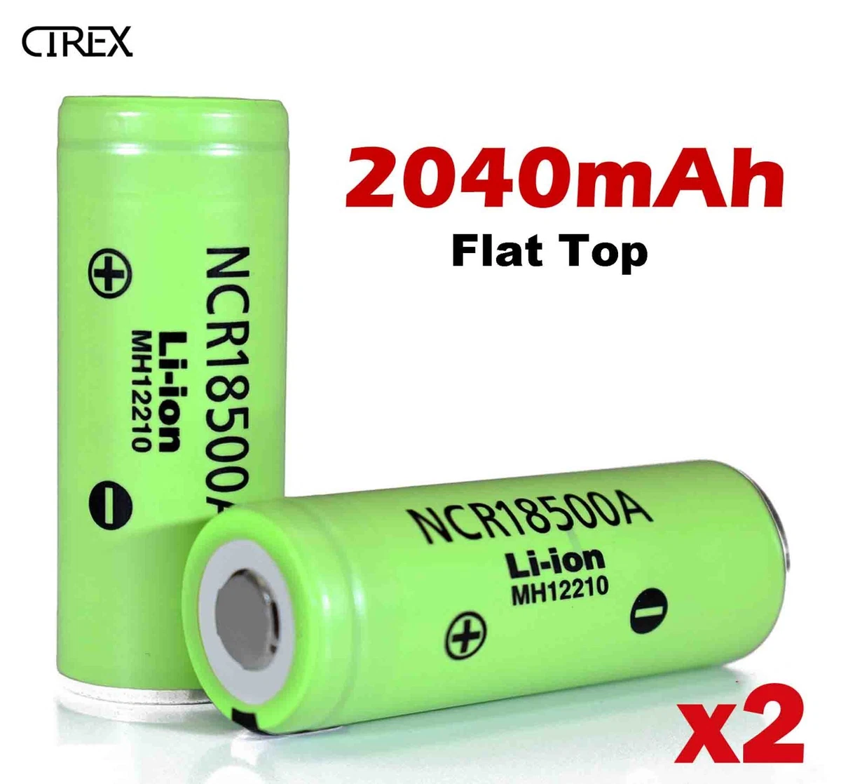 Panasonic 18500 2000mAh Li-ion Battery NCR 18500, 50% OFF