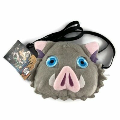 Demon Slayer Kimetsu No Yaiba Hashibira Inosuke Plush Crossbody Bag ...