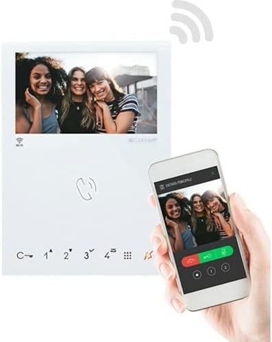 COMELIT 6741W MONITOR MINI A COLORI VIVAVOCE WI-FI SBTOP VIDEOCITOFONO ...