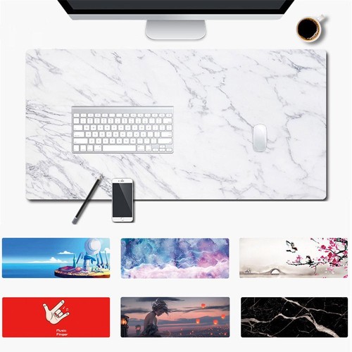 Locking Edge Desktop Rubber Computer Desk Mat Mouse Pad Laptop Cushion ...