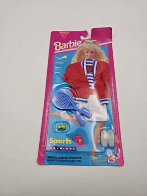 Vintage 1995 Barbie Sports Fashions Tennis Outfit Set Collectible | eBay