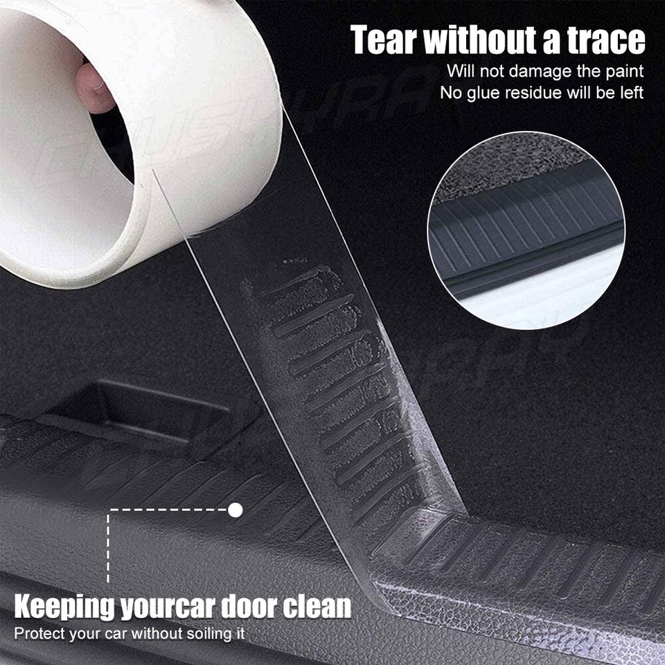 Clear Car Door Sticker Sill Scuff Anti Scratch-Tape Transparent ...