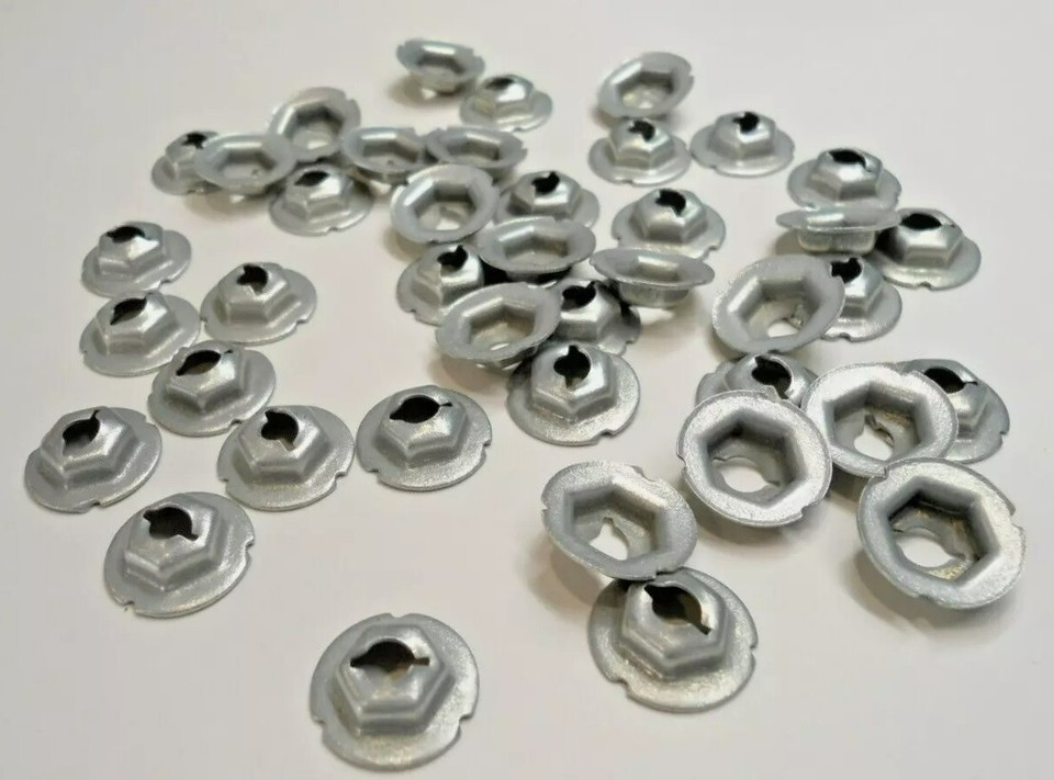 10 SIDE MARKER BEZEL NUTS! FOR CLASSIC GM BEL AIR PICKUP IMPALA ...