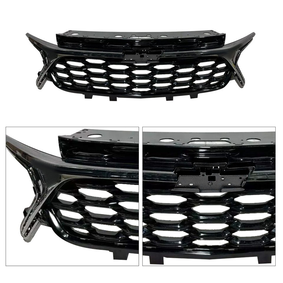 Front Bumper Cover Grille Assembly Grill Fit For Chevy Trax RS 2024 ...