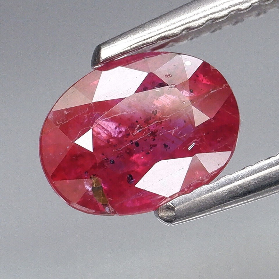 1.09 Ct Natural Ruby Winza Tanzania Unheated Oval Shape Loose Gemstone ...