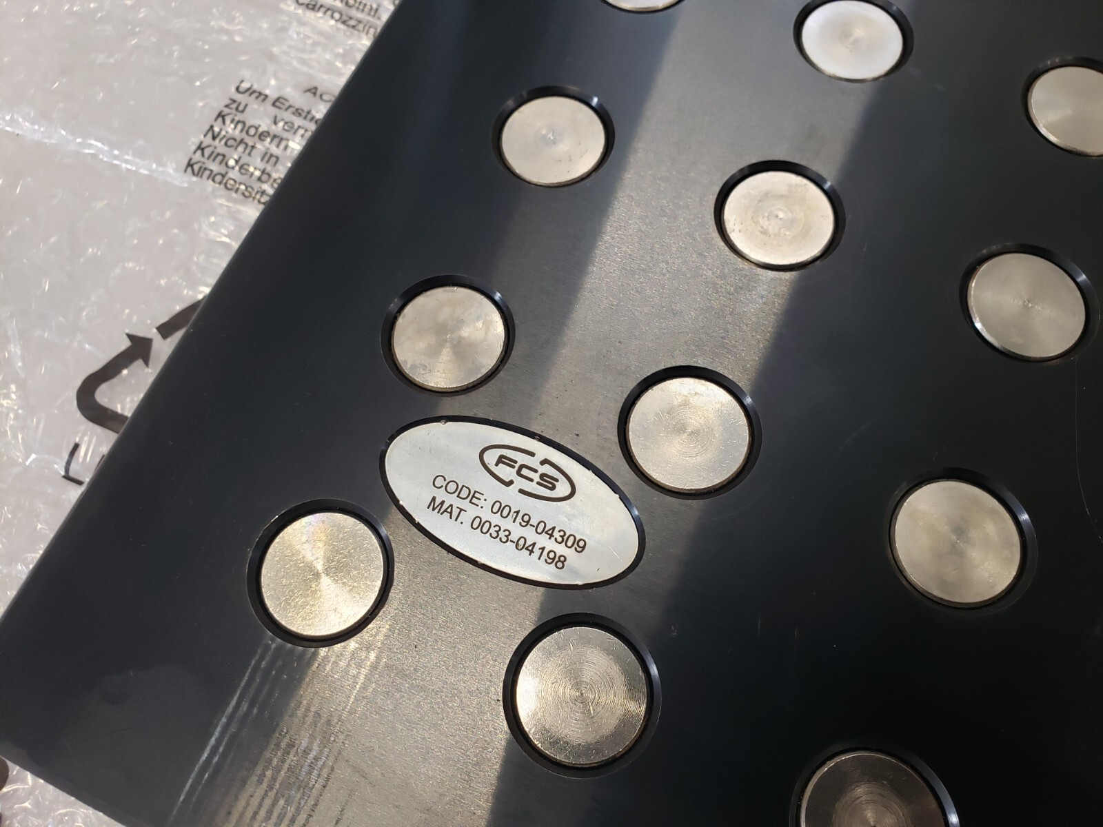 FCS Systems Clamping Plate Molding Plate Fixture Plate 500mm x 500mm ...