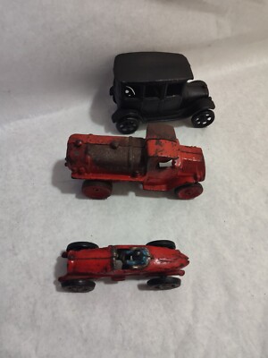 3 vintage Cast Iron Cars | eBay