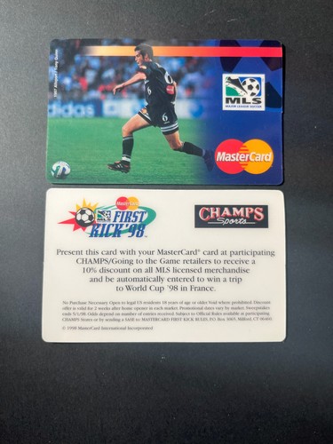 1998 Champs Sports MasterCard MLS First Kick - John Harkes (DC United ...