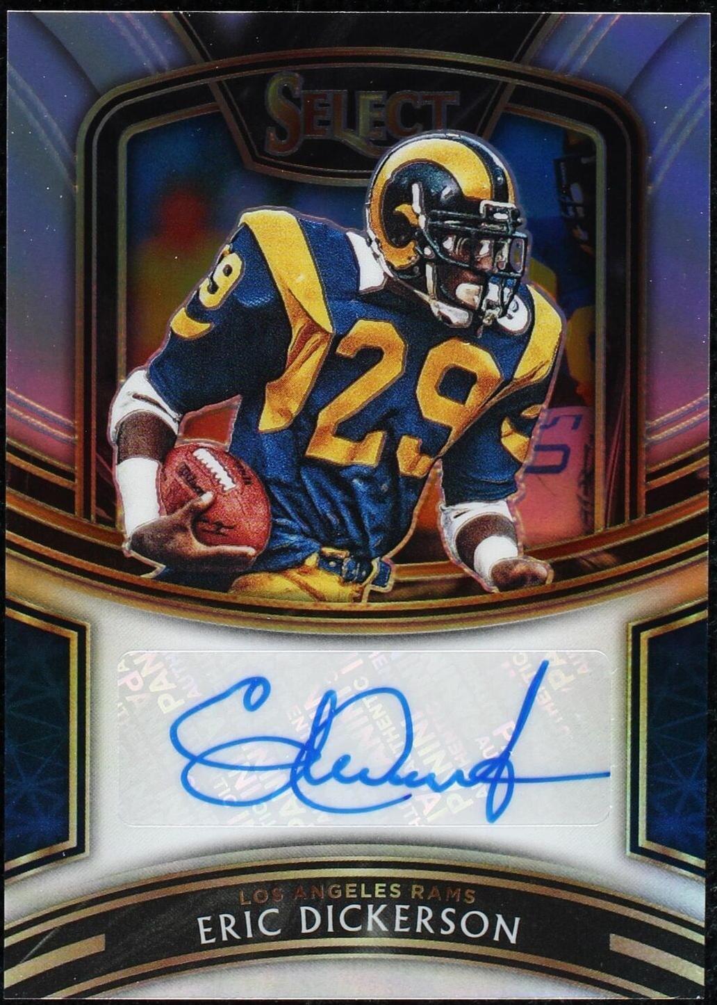 2020 Panini Select - Signatures Eric Dickerson #SI-EDI /49 (AU) for ...