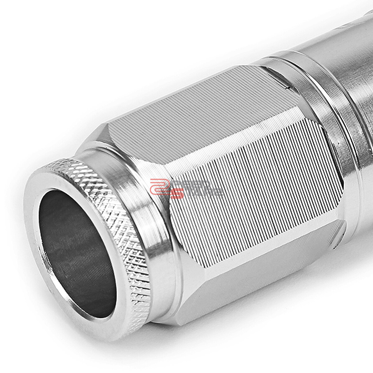 20 SPLINE M12X1.5 21MM OD ALUMINUM SILVER 50MM OPEN-END LUG+LOCK NUTS ...