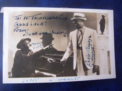 Scott & Whaley - Autograph - Postcard size - please read below | eBay