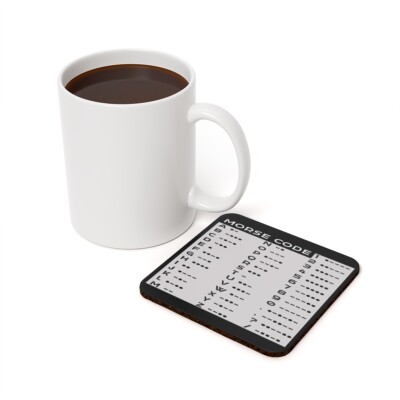 Ham Radio Morse Code Drink Coaster | eBay