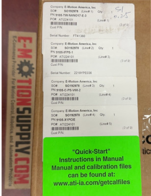 ATI 6-AXIS FORCE AND TORQUE SENSOR NANO17 DAQPCI SI-25-0.25 | eBay