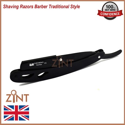 Straight Barber Edge Steel Folding Shaving Stylish Shape Up Beard | eBay