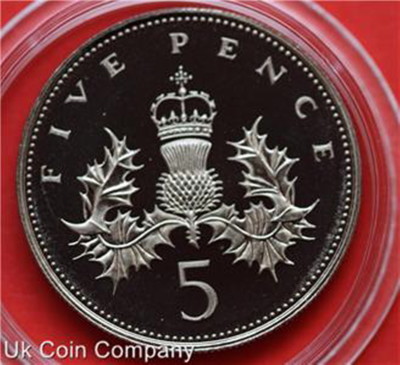 Royal Mint Decimal Proof 5p Five Pence Coin Choose Year | eBay UK