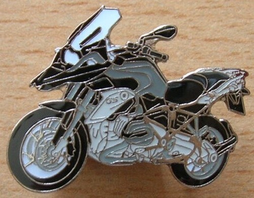 Pin Anstecker BMW R 1200 GS R1200GS Modell 2013 schwarz black Motorrad ...