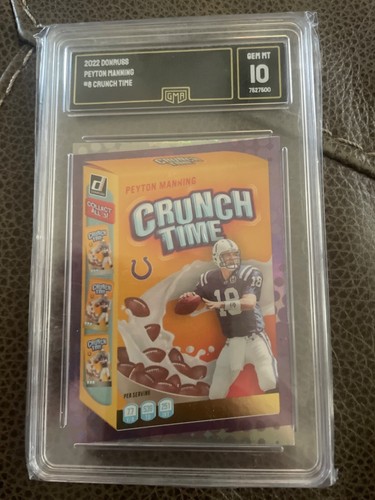 2022 Donruss Football Crunch Time PEYTON MANNING SP Colts CT-8 | eBay