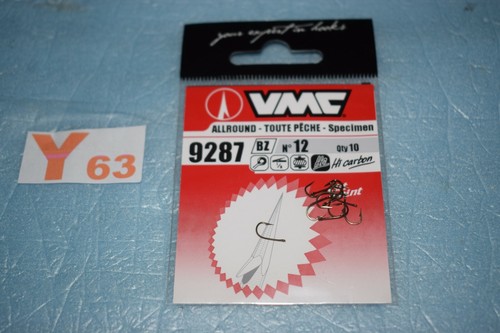 10 Hameçons simple Specimen VMC 9287 BZ taille au choix ( de n°8 à n°12 ...