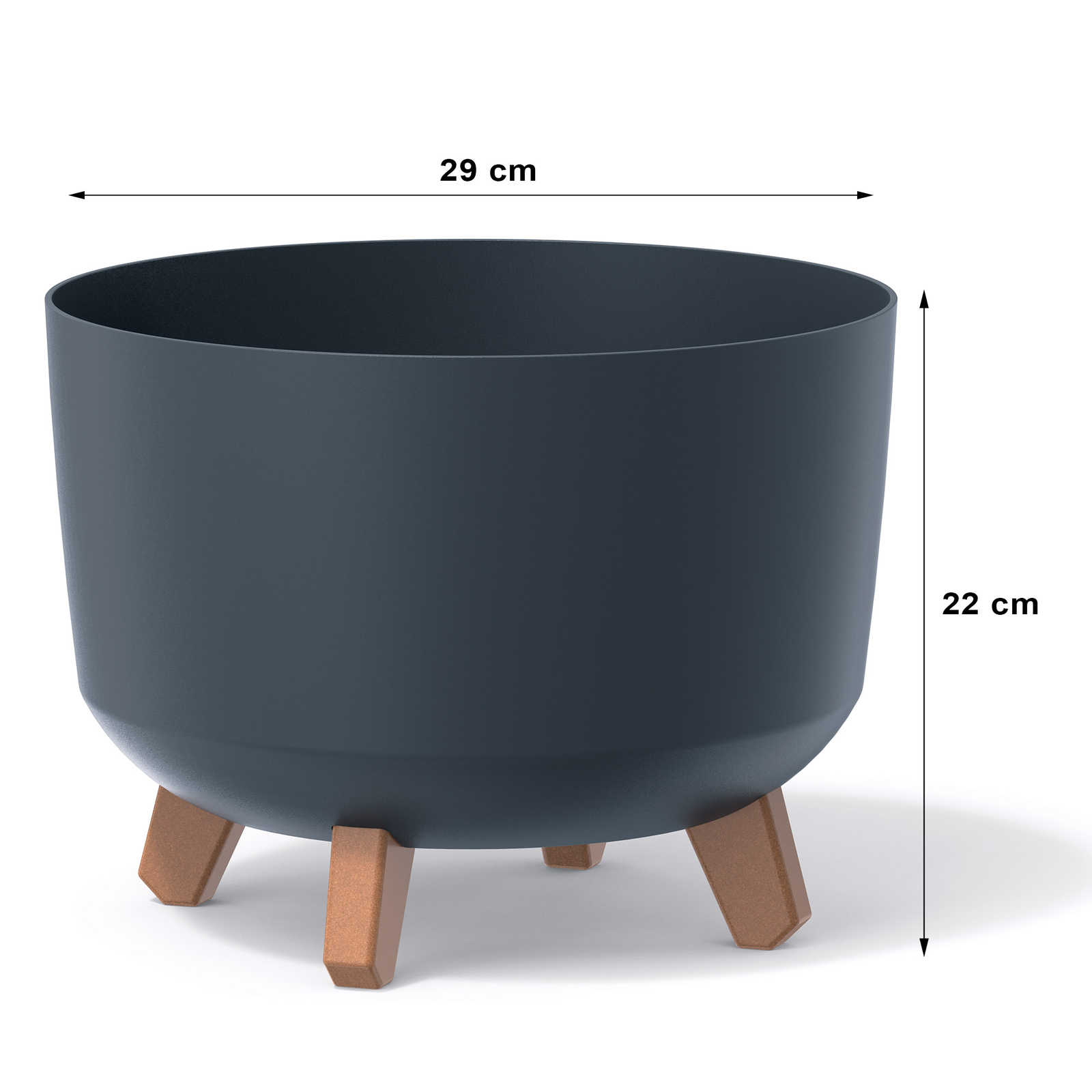 Pflanzschale mit Füßen Blumenkübel Blumentopf Blumenschale Rund Viele ...