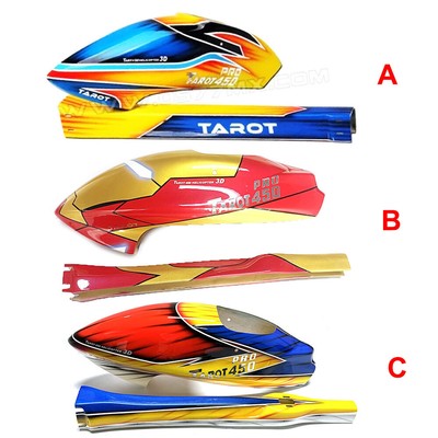 Tarot 450 PRO DFC Helicopter Glass Fiber Canopy for Align trex 450 ...
