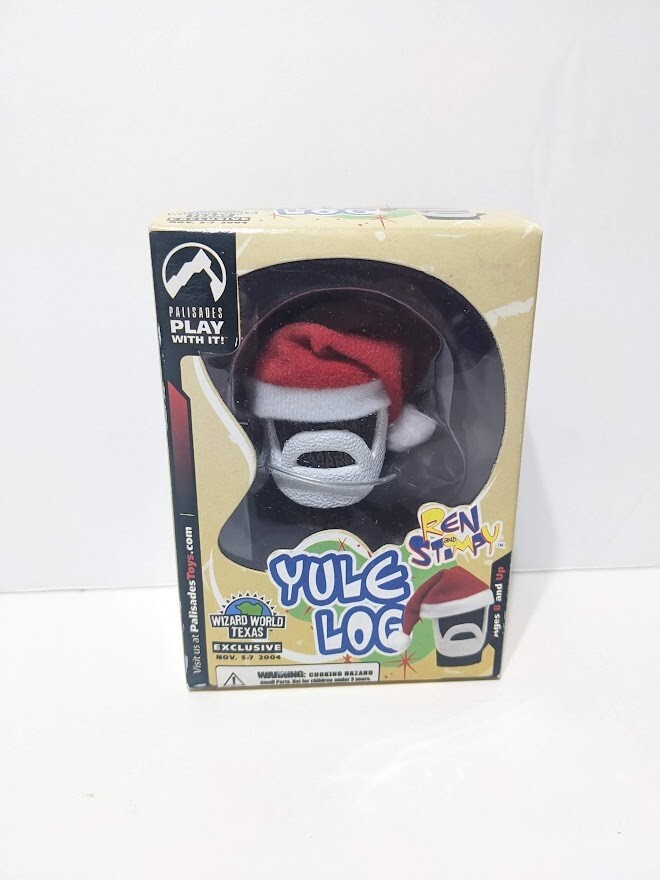 Ren & Stimpy Log Wizard World 2004 Exclusive Yule Log Santa Hat | eBay