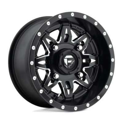 Fuel UTV D567 Lethal ATV UTV SXS Wheel Rim 15X7 4X156 +13 Black Milled ...