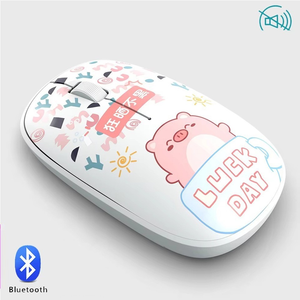 Bluetooth 5.0 Wireless Mouse Silent Computer Mouse Bluetooth Mice ...