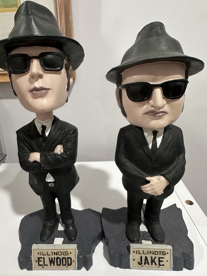 ELWOOD Dan Aykroyd & JAKE John Belushi THE BLUES BROTHERS Bobblehead ...