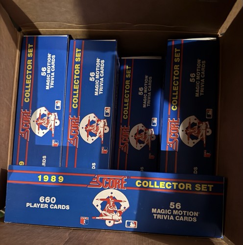 1989 Score Baseball Cards COMPLETE FACTORY SET BRAND NEW, 660 + 56 ...