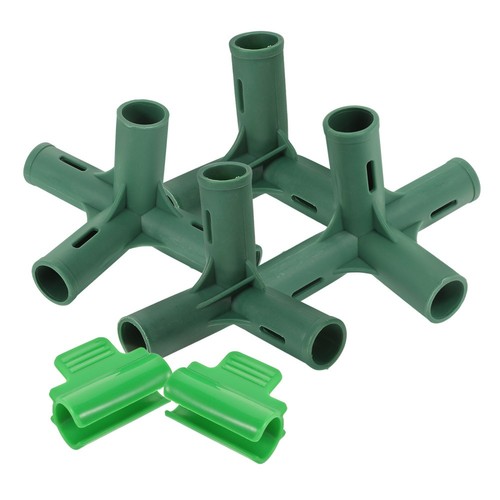 Greenhouse Connection Parts Pipe Clamps Connector for Gardening Frame ...