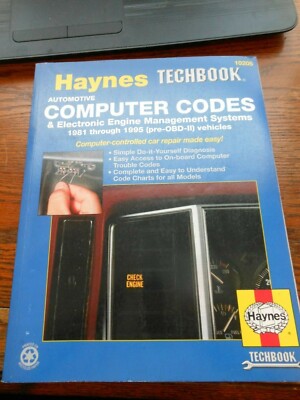 Automotive Computer Codes & Electronic EMS 1981-1995 By Haynes Techbook ...
