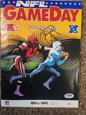 PHIL SIMMS1994 NFL GAMEDAY FOOTBALL MAGAZINE 1993 PLAYOFFS 49ERS VS ...
