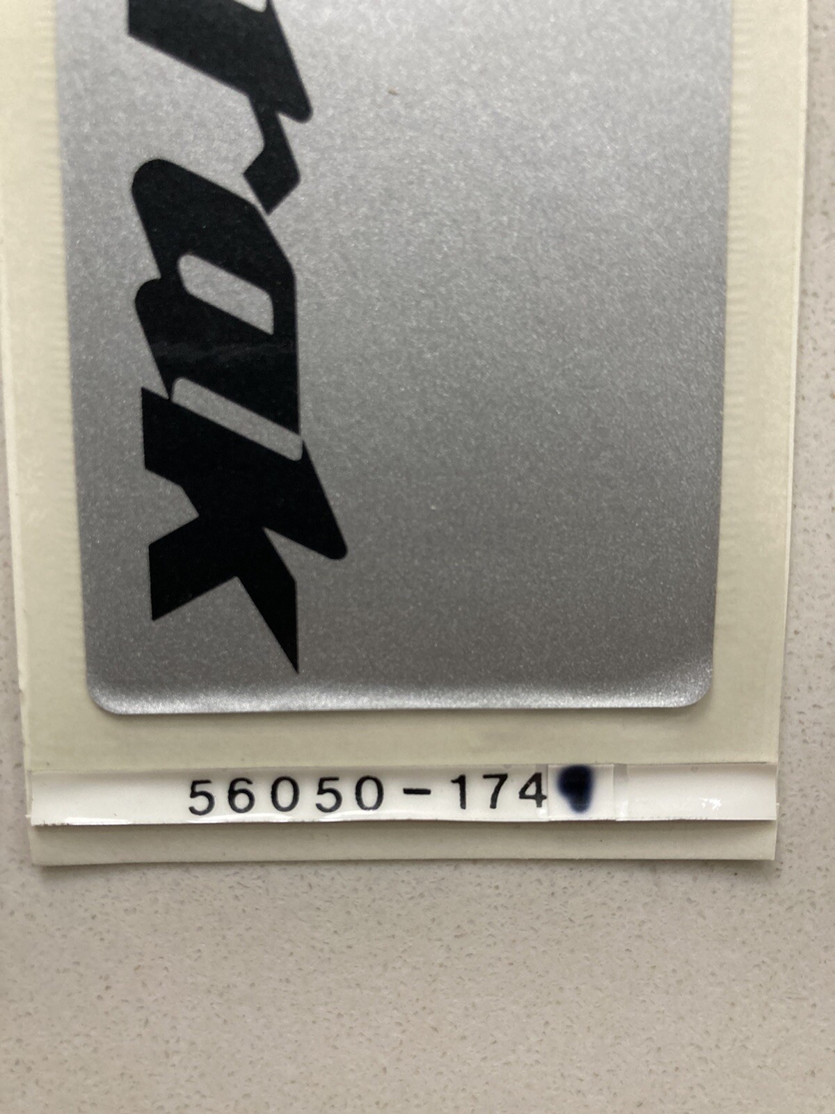 kawasaki KX250 1992 NOS OEM Swing Arm Uni-Trak Decals/ Stickers #56050 ...