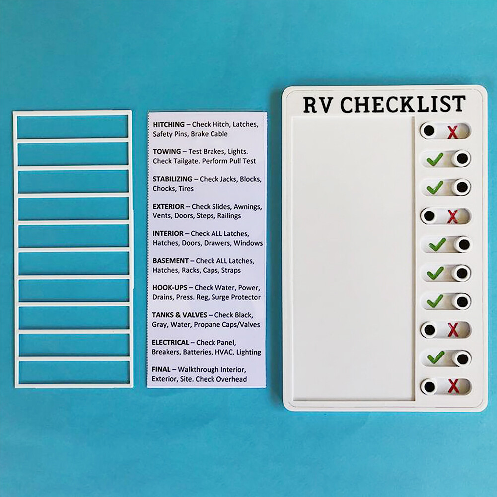 3pcs DIY Checklist Board White Cardstocks Detachable Chore Chart Daily ...