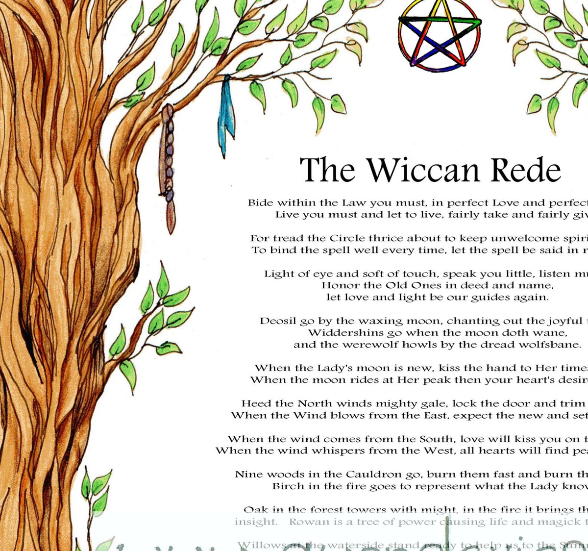 Wiccan Rede Printable