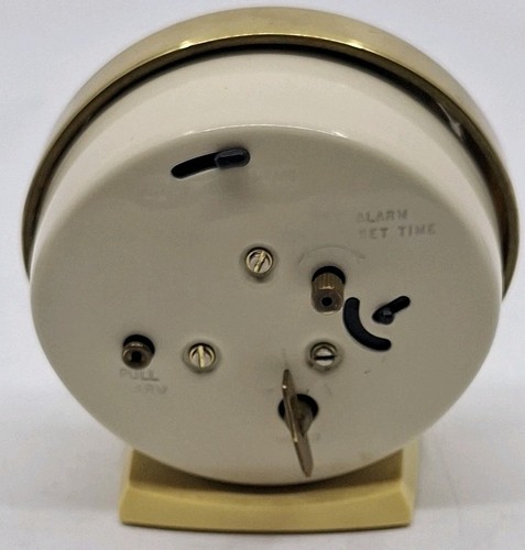 Vintage 1995 Westclox Baby Ben Beige & Gold Trim Wind Up Alarm Clock ...