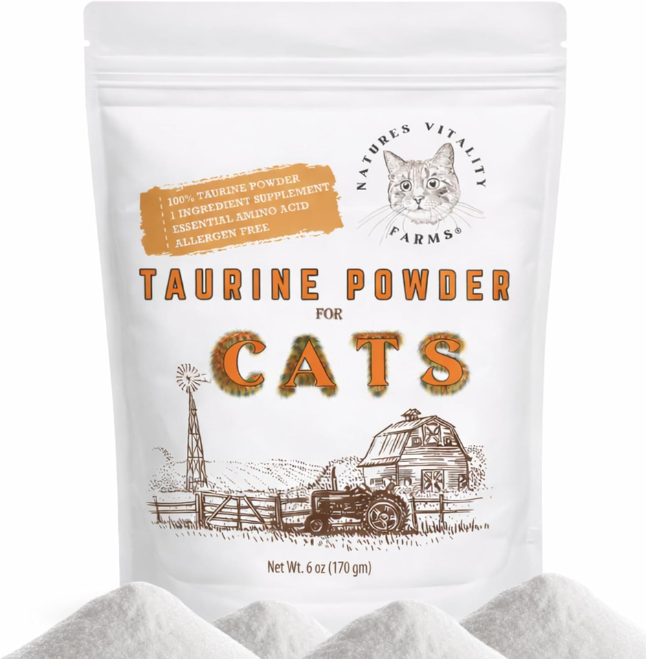 Taurine for Cats - Taurine Powder for All Ages Including Kittens - 144 ...