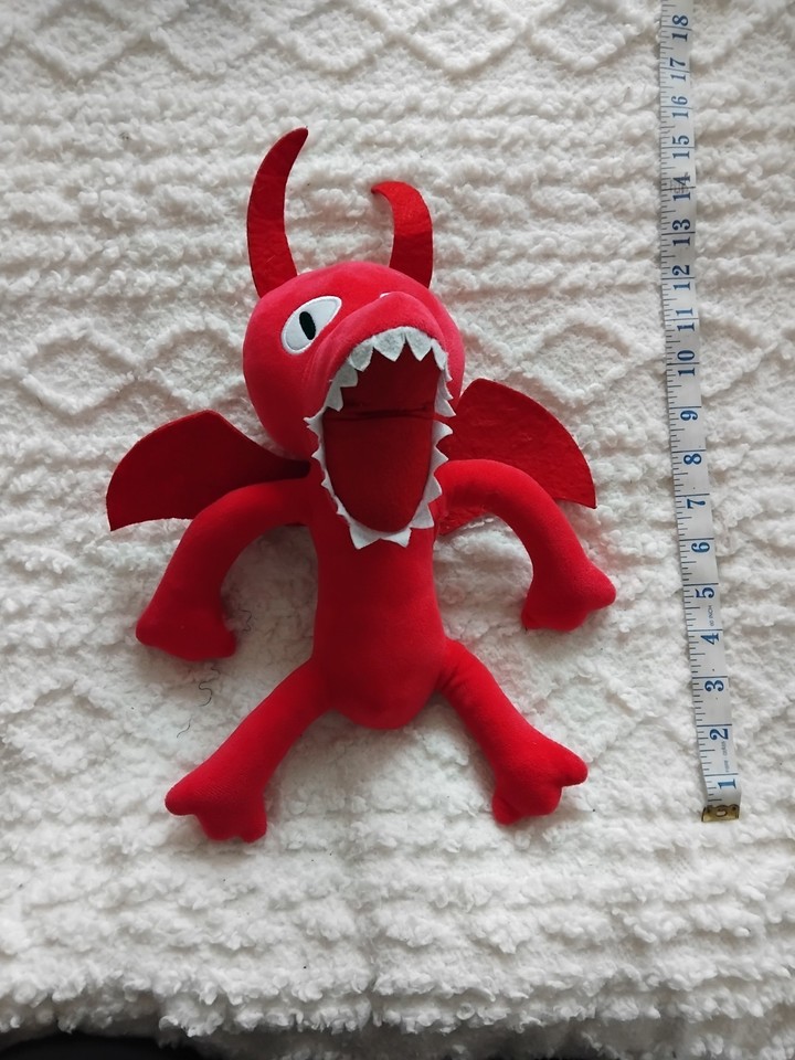 Rainbow Friends 12 Plush - Villian Maroon Red | eBay UK