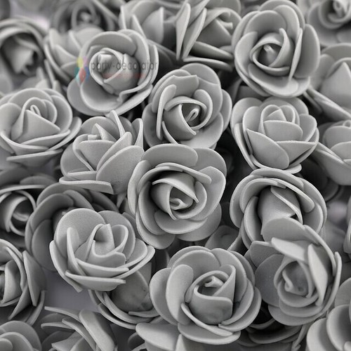 500 Foam Mini Roses WHOLESALE Heads Buds Small Flowers Wedding Home ...