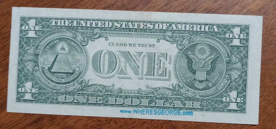 2017 $1 Dollar Bill Fancy Serial Number 66667777 | eBay