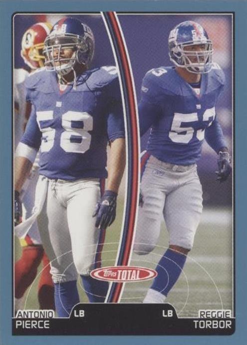 2007 Topps Total - Antonio Pierce, Reggie Torbor #149 Blue for sale ...