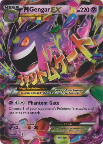M Gengar EX 35/119 XY - Phantom Forces for sale | eBay