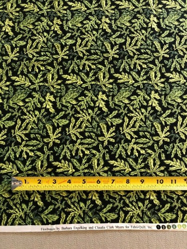 "Floribunda" BTY Quilt - sewing fabric w/ Green Leaves by Fabri-Quilt ...